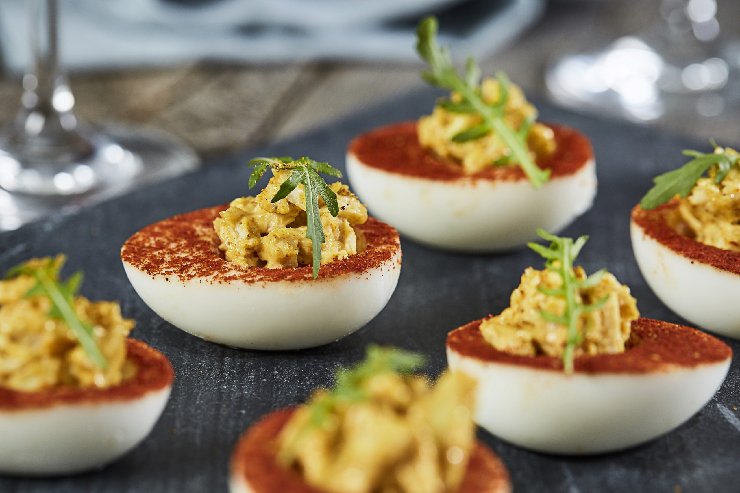 Supreme Chicken Tikka Devilled Eggs - Country Range