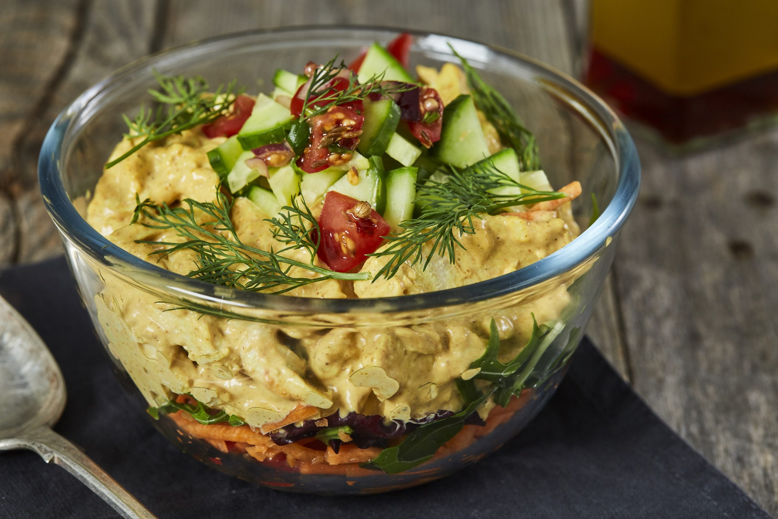 Supreme Chicken Tikka Layered Salad Box - Country Range