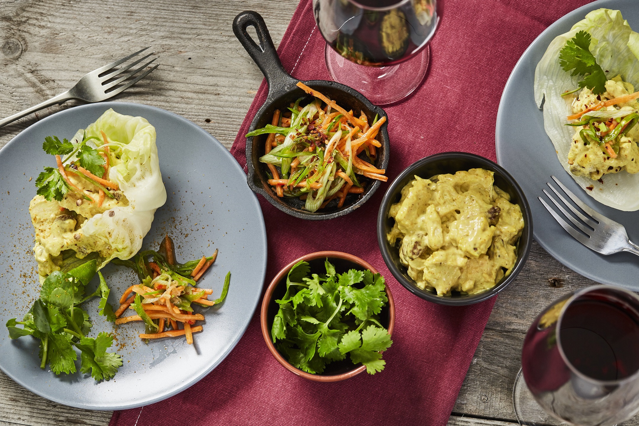 Supreme Coronation Chicken Lettuce Wrap - Country Range