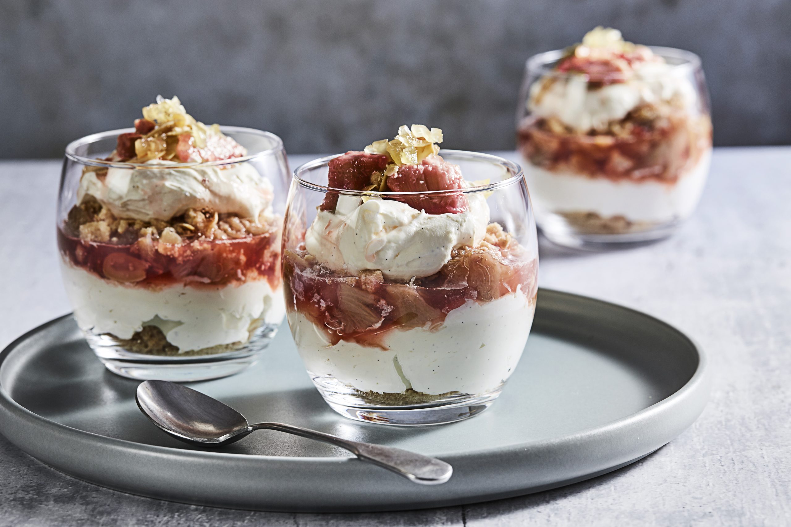 Rhubarb, Custard and Ginger Fool - Country Range