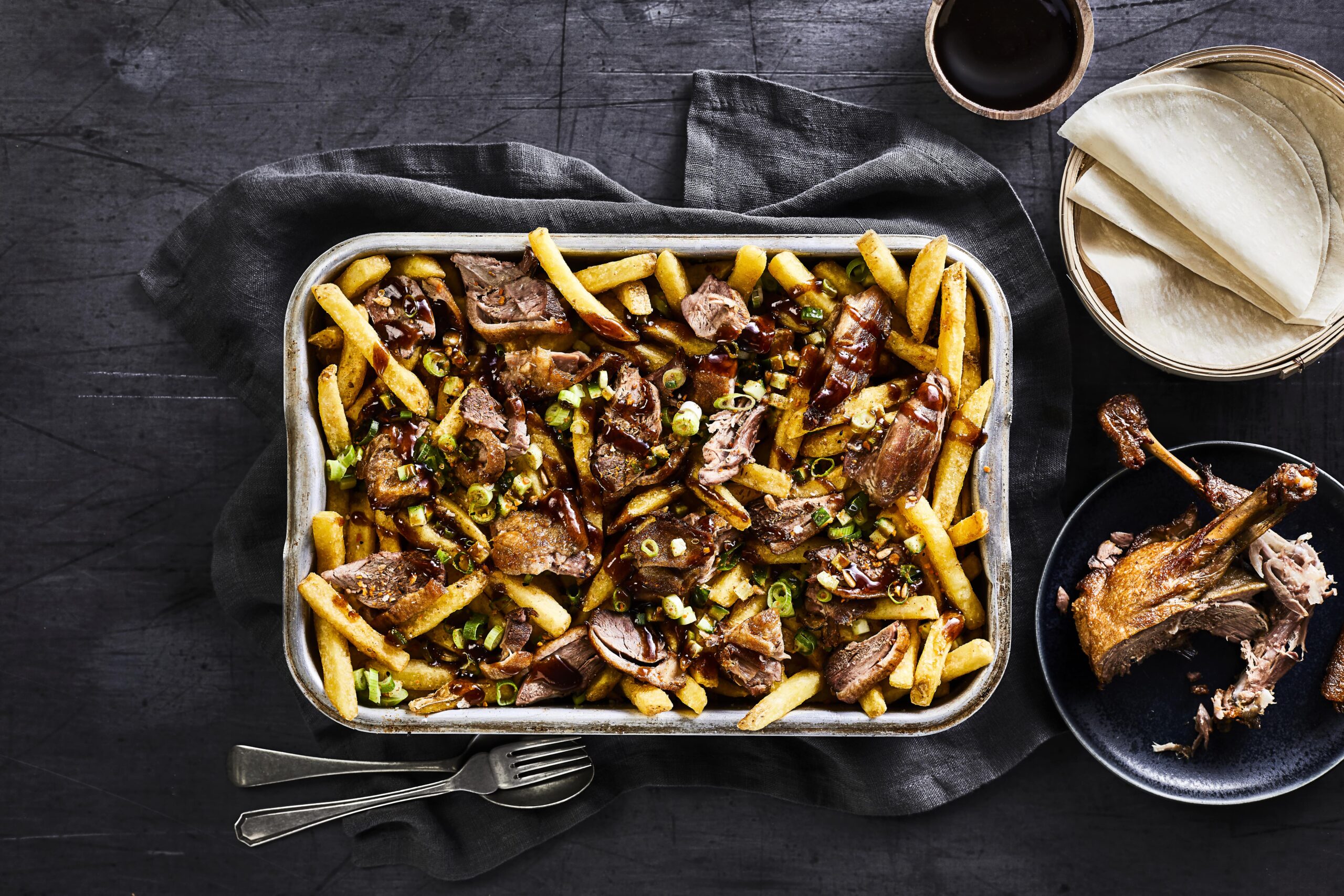 Peking Duck Loaded Fries - Country Range