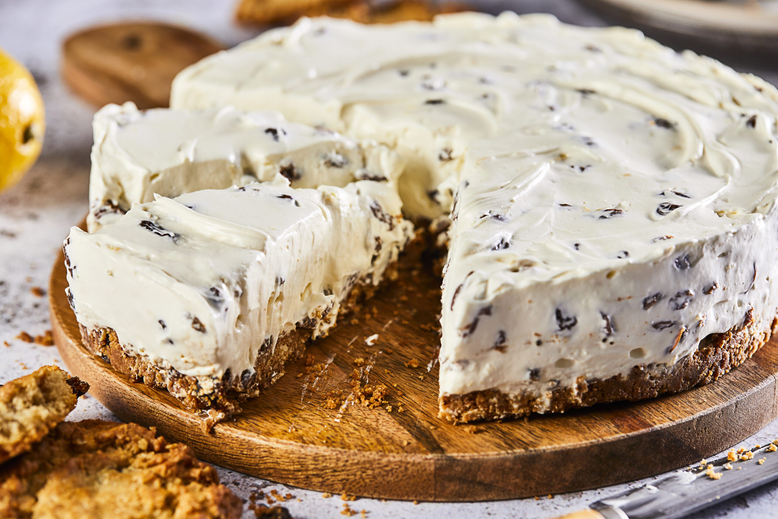 Rum and raisin cheese cake - Country Range