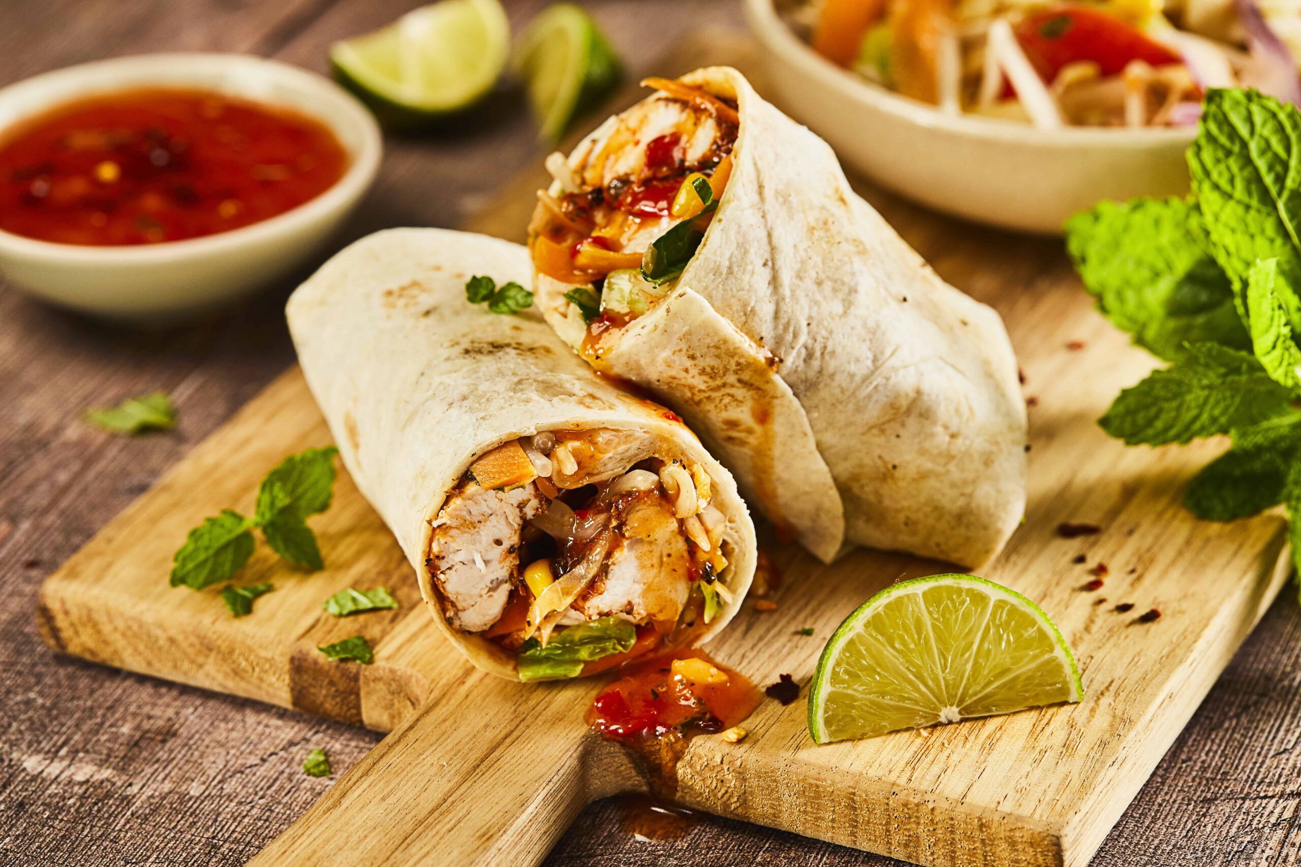 Vietnamese Chicken Wrap - Country Range