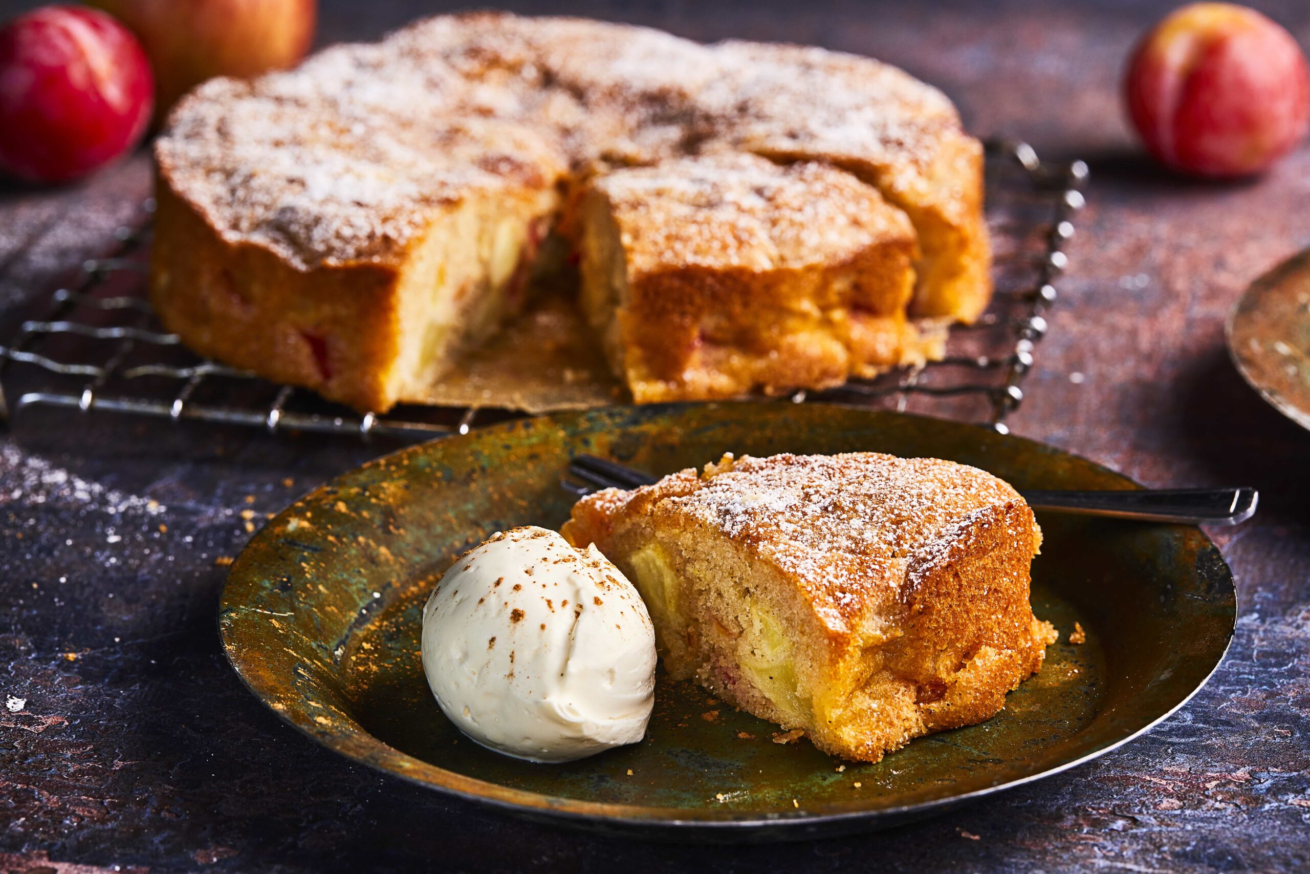 On the Range: Plum & Apple Cake - Country Range