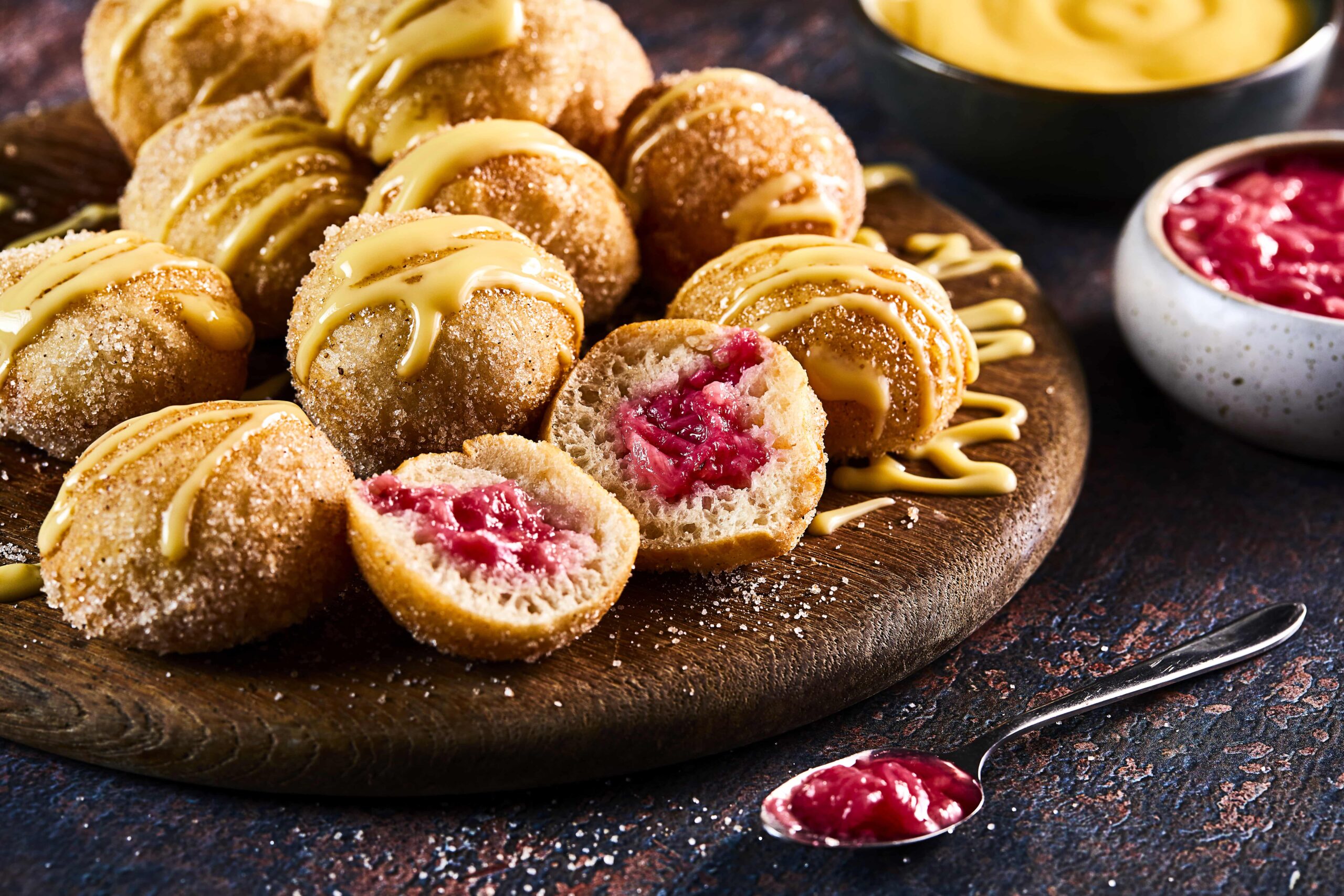 Signature Jam filled Doughnuts with Custard - Country Range